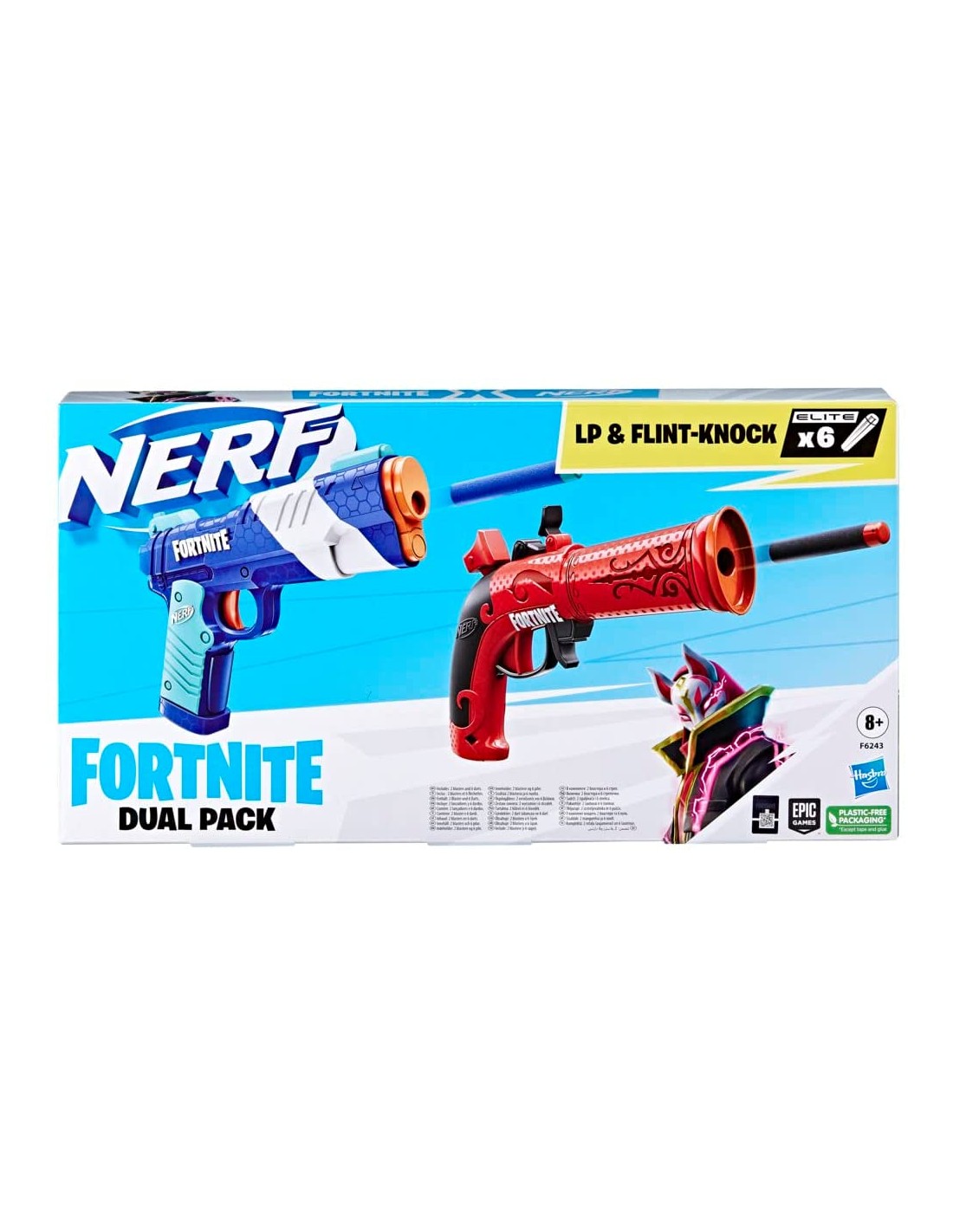 NERF FORTNITE DUAL PACK LP & FLINT KNOCK